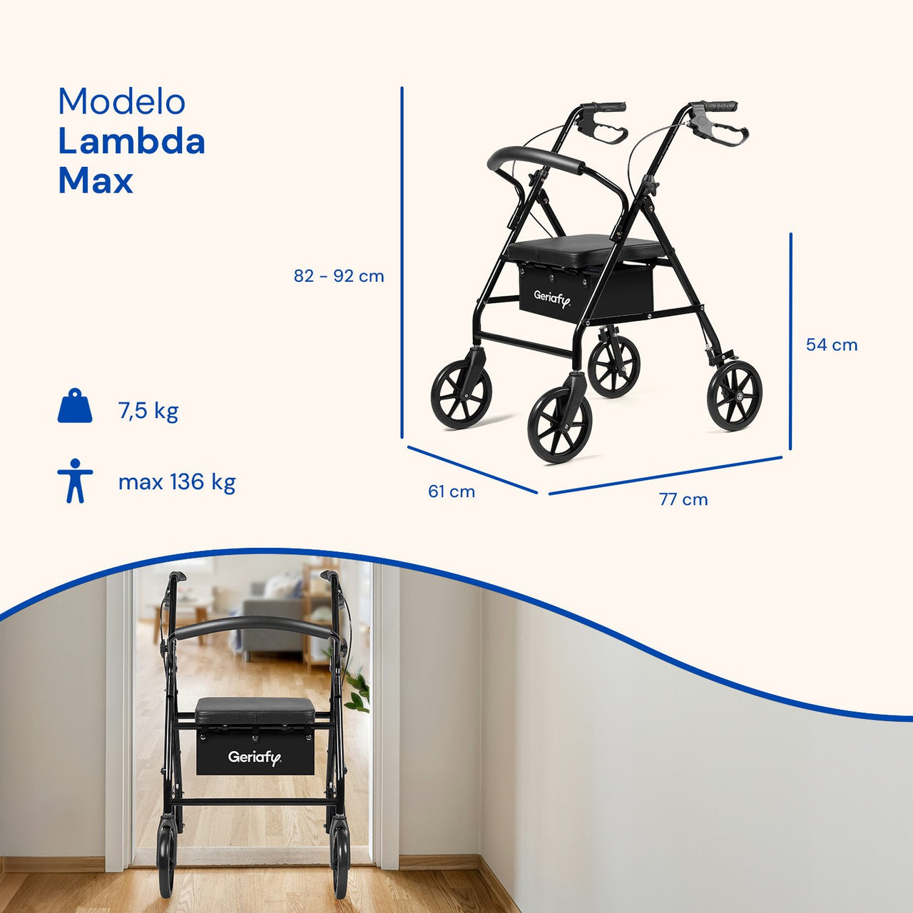 Andadores para Mayores: Amplia Gama y Envío Gratis - Geriafy
