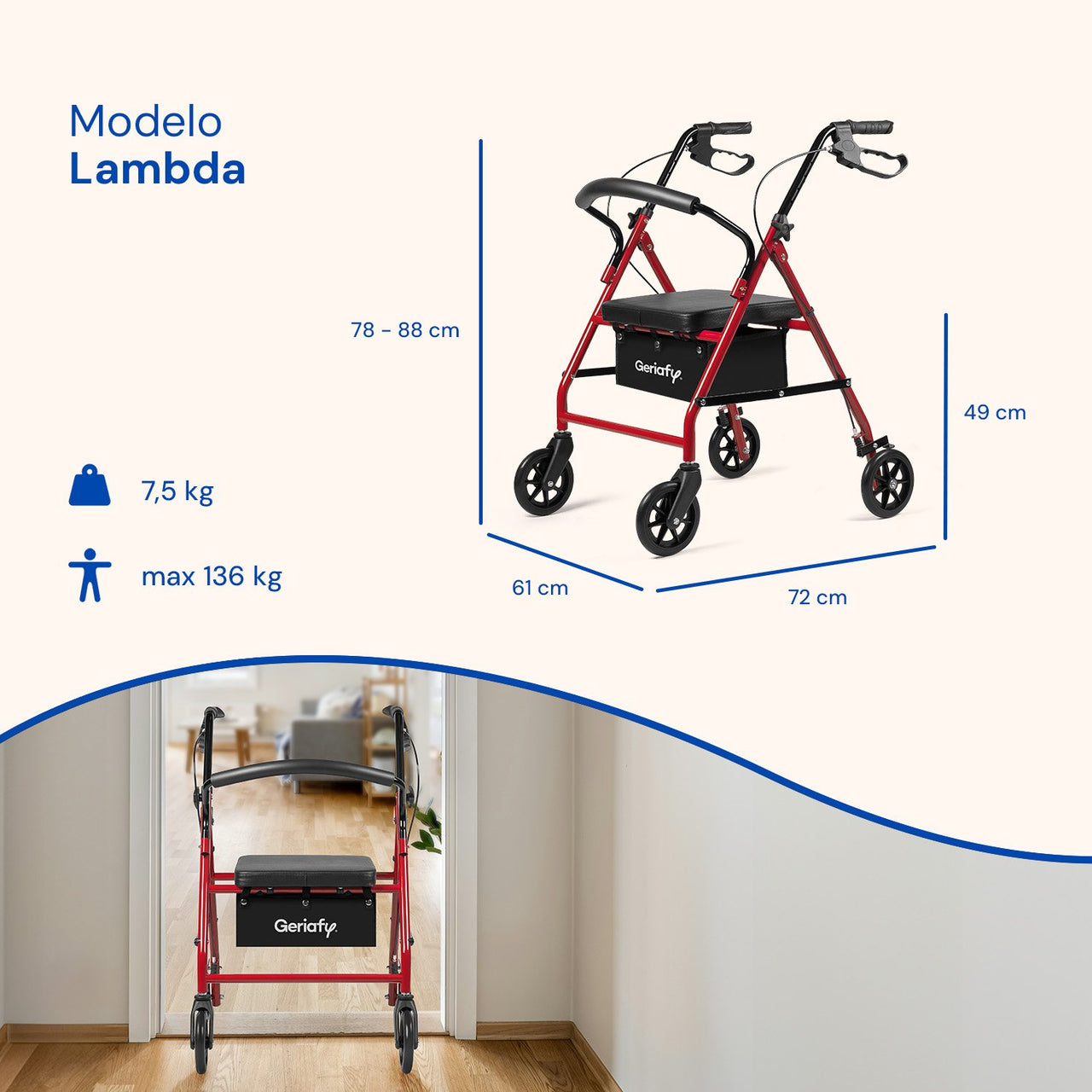 Andadores para Mayores: Amplia Gama y Envío Gratis - Geriafy